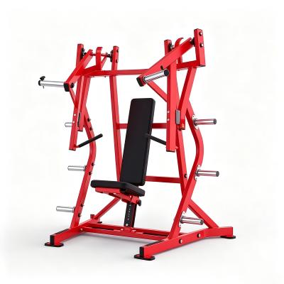 China Commercial Chest Press Machine Steel Plate Loaded Chest Trainer for Upper Body Strength for sale