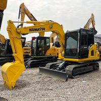 China Used Komatsu PC70 Hydraulic Crawler Excavators 7ton Used Komatsu Middle Digger for sale
