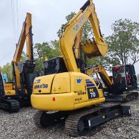 China Earthmoving Used Komatsu Excavators Heavy Machine PC70-8 7T for sale