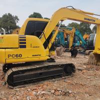 China Used Track Komatsu 5t Excavator PC60-7 Hydraulic Crawler Digger for sale