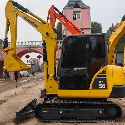 China Japan Pc56-7 Used Komatsu Excavators Earth Moving Equipment for sale