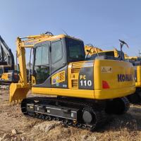 China 11T Used Komatsu PC110-7 Excavators Construction Earthwork Machinery Digger for sale