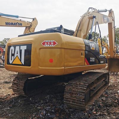 China High Bucket Digger Used 20Ton CAT 320D Earth-Moving Excavator Track for sale