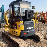 China Japan 5ton Used Komatsu Excavators Construction Tracked Used Komatsu Pc55 Excavator for sale