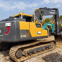 China 69kw Used Mini Digger EC140 Hydraulic Crawler Used Excavator Machine 14t for sale
