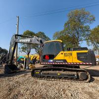 China Tracked  EC210 Second Hand Volvo Excavators 21 T Building Earth Excavating Equipment for sale