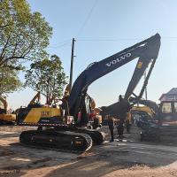 China Tracked  EC210 Second Hand Volvo Excavators 21 T Building Earth Excavating Equipment for sale