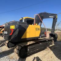 China EC140 Crawler Used Volvo Diggers Construction Work Used Mid Size Excavator for sale