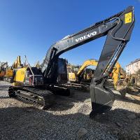 China EC140 Crawler Used Volvo Diggers Construction Work Used Mid Size Excavator for sale