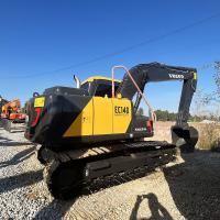 China EC140 Crawler Used Volvo Diggers Construction Work Used Mid Size Excavator for sale