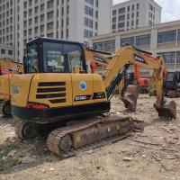 China 0.21m3 Bucket 6ton Used Sany Excavators Middle Used Excavator Digger For Sany SY60 for sale