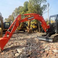China DH55 Used Doosan Excavators 5.5ton Rubber Crawler Excavators Mini Digger Excavator 2nd for sale