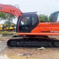 China DX225LC DX225 Used Doosan Excavators 22T Excavator Crawler Excavator Types 1.28m3 for sale