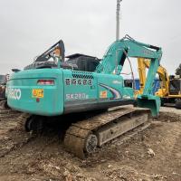China 170kN 26T Track Used Kobelco Excavators Kobelco Sk260 Cylinder Digger 25200kg for sale