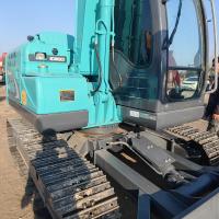 China 7 Ton Small Used Kobelco Excavators 7000kg Sk75 Kobelco Digger for sale