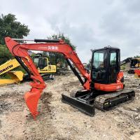 China Japan Original U55 Used Kubota Excavators Kubota Excavator With Rubber Tires for sale