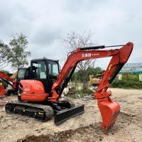 China Japan Original U55 Used Kubota Excavators Kubota Excavator With Rubber Tires for sale