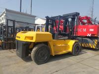 China Japanese 15 Ton Used Forklift Komatsu FD150 Diesel Engine Hydraulic Tracked for sale