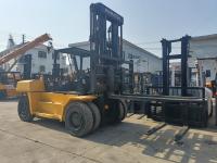 China Japanese 15 Ton Used Forklift Komatsu FD150 Diesel Engine Hydraulic Tracked for sale