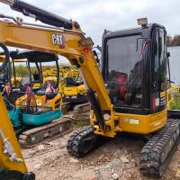 China 3ton Secondhand Mini Cat 303.5 Crawler Digger Used Compact Caterpillar Backhoe Excavator for sale