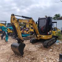 China 3ton Secondhand Mini Cat 303.5 Crawler Digger Used Compact Caterpillar Backhoe Excavator for sale