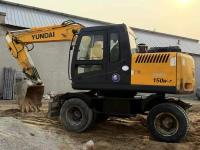 China 150w-7 Used Hyundai Wheel 15Ton Excavator With 0.71m3 Bucket Capacity for sale