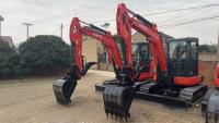 China Second Hand Machinery Hydraulic Compact Kubota 5 Ton U55-4 Mini Excavator for sale