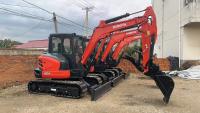 China Second Hand Machinery Hydraulic Compact Kubota 5 Ton U55-4 Mini Excavator for sale