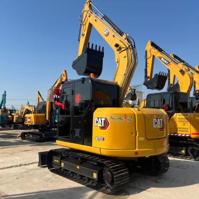China 0.33 M³‌ Capacity Used CAT Hydraulic Crawler Excavators 7 Ton Second Hand Diggers for sale