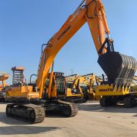 China 30 Ton Hyundai Used Excavators Backhoe Digger 1.45m3 Capacity Heavy Equipment Machine for sale