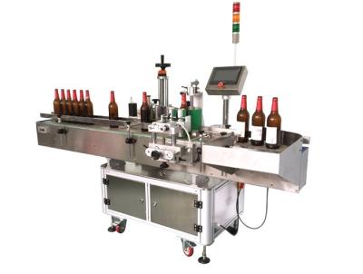 China 750W Adhesive Labeling Machine , 60P/Min Automatic Bottle Labeling Machine for sale