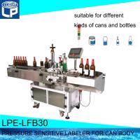 China 750W Adhesive Labeling Machine , 60P/Min Automatic Bottle Labeling Machine for sale