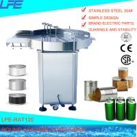 China Round Can Dia130mm 40cans/Min Bottle Accumulation Table for sale