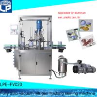 China 7cans/Min Nitrogen Can Sealer , 80L/Min Vacuum Nitrogen Sealer Machines for sale