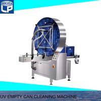 China SS304 UV Sterilization Machine , 30cans/Min Uv Light Disinfection Machine for sale