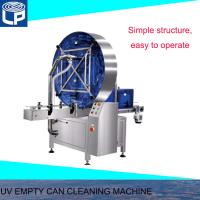 China SS304 UV Sterilization Machine , 30cans/Min Uv Light Disinfection Machine for sale