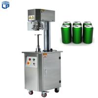 China 23cans/Min Pet Jar Sealing Machine , 2 Rollers Manual Tin Can Sealing Machine for sale