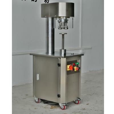 China 0.75KW Manual Can Sealing Machine For 50mm Aluminum Coffee Can for sale