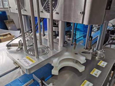 China CSA 25cans/Min Automatic Can Sealing Machine For Wine Lid for sale