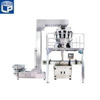 China 50g Small Chips Packing Machine , 60cans/Min Plastic Can Filling Equipment for sale