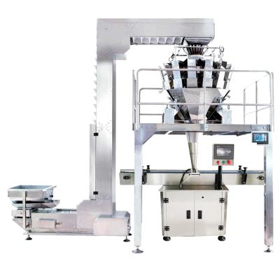 China CE Multihead Weighing Machine , 40cans/Min Pet Food Packing Machine for sale