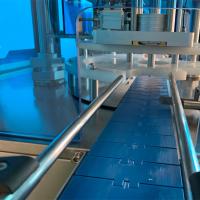 China 35cans/Min Plastic Can Sealing Machine , AC220V Pet Can Seaming Machine for sale