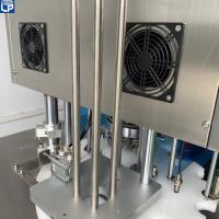 China Dia130mm Tuna Can Sealing Machine , 1 Head Automatic Can Seamer For Food for sale