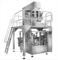 China Rotary Preformed Pouch Filling Sealing Machine , 30g Rice Bag Packing Machine for sale