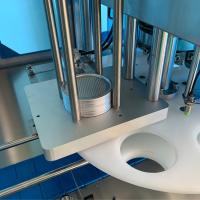 China 1 Head 50cans/Min Automatic Can Sealing Machine For Tomato Paste for sale