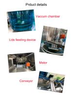 China Milk Powder Nitrogen Flush Vacuum Sealer , 8cans/Min Nitrogen Vacuum Packaging Machine for sale