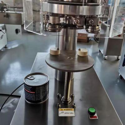 China AC220V 2 Rollers Manual Can Sealing Machine For Pet Can for sale