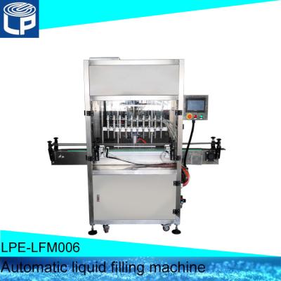 China 6 Nozzles 5m/Min Automatic Liquid Filling Machine For Hand Sanitizer for sale