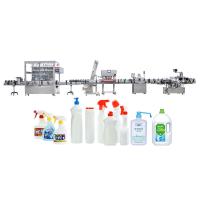 China 6 Nozzles 5m/Min Automatic Liquid Filling Machine For Hand Sanitizer for sale