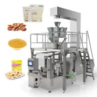 China 60cans/Min Rotary Chip Premade Bag Packaging Machine For Granule for sale